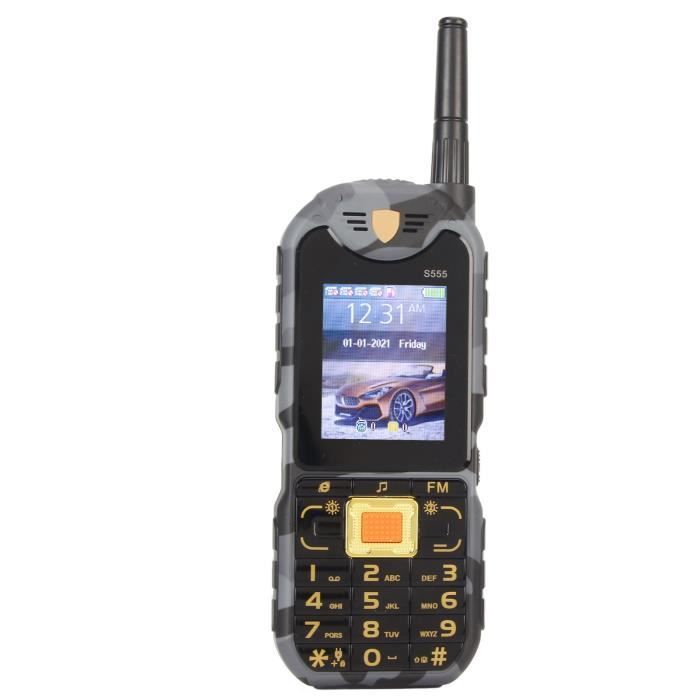 SUC-QID-Téléphone portable pour personnes gées S555 – téléphone 2G ...