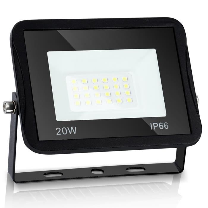 Yakimz 20W Projecteur LED Spot LED Extérieur Projecteurs à LED lumières ...