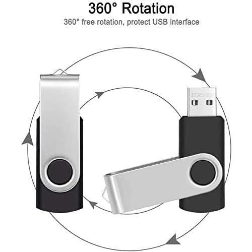 1 Go Cle USB Lot de 10 Disque Flash USB - Clef USB 1Go 10 Pièce Rotatif Disque Flash USB ...