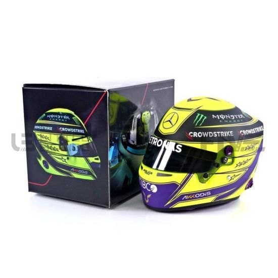 Voiture Miniature de Collection - MINI HELMET 1/2 - CASQUE Lewis ...