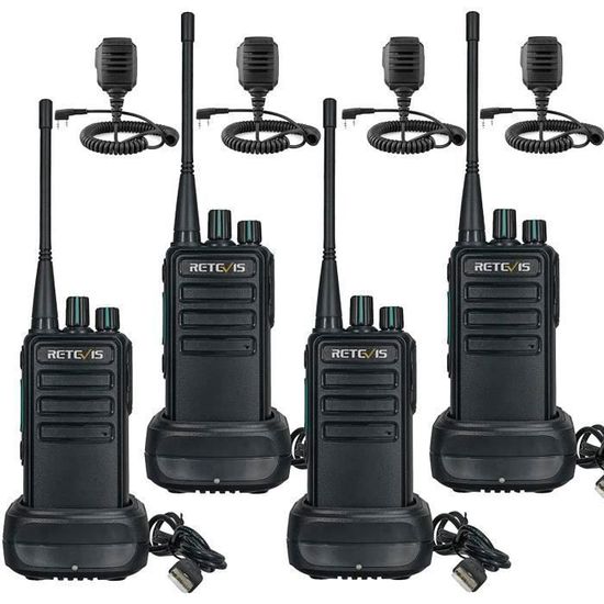 Retevis RB629 Robustes Talkie Walkie Professionnel, PMR446, Clone sans ...