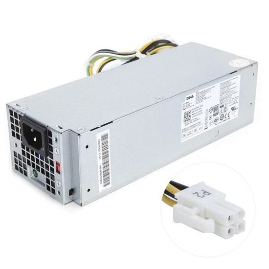 Progrès-Bloc d'alimentation de bureau 6Pin + 4Pin 240W adapté pour Dell ...