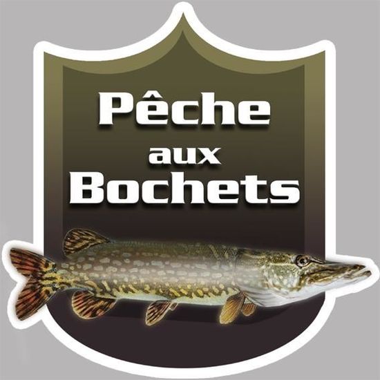 Autocollant Pêche aux Brochets - STICKERS EXPRESS - 15 cm - Passion ...