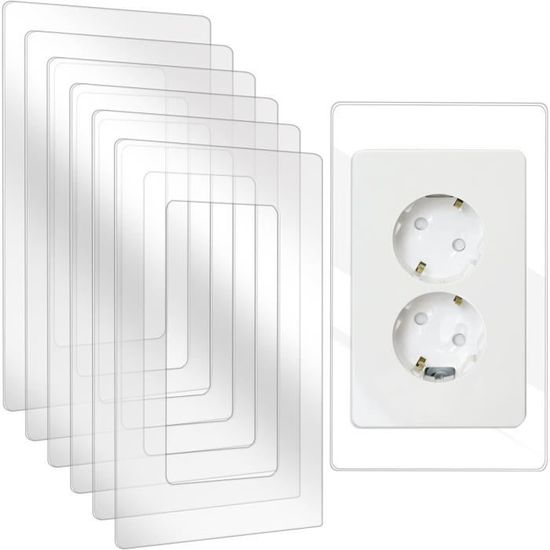 Lot De 6 Protections D'Interrupteur, Protection Murale Pour ...