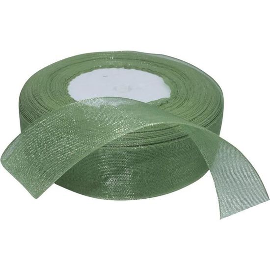 C50810 - Ruban En Organza Organdi Décoratif Brillant - 20Mmx45Mètres ...