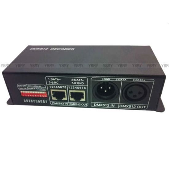 DMX 512 Décodeur Contrôleur Variateur Pour RGB Lampe LED Amplificateur ...