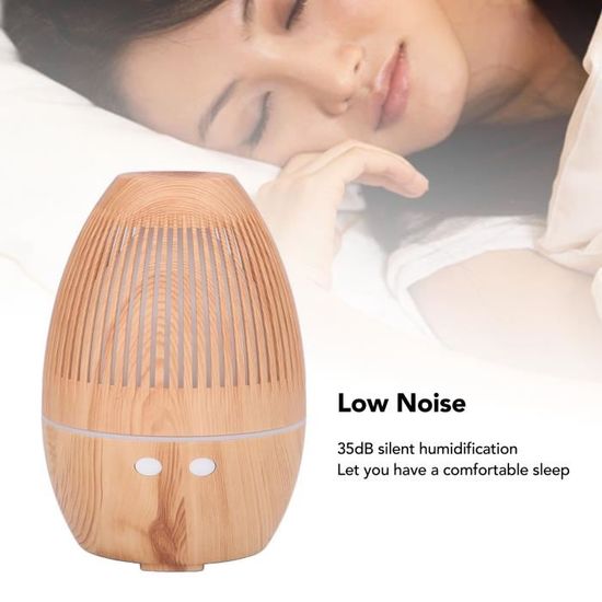 Diffuseur D'Huiles Essentielles Diffuseur D'Aromathérapie À Grain De Bois Silencieux Alimenté ...