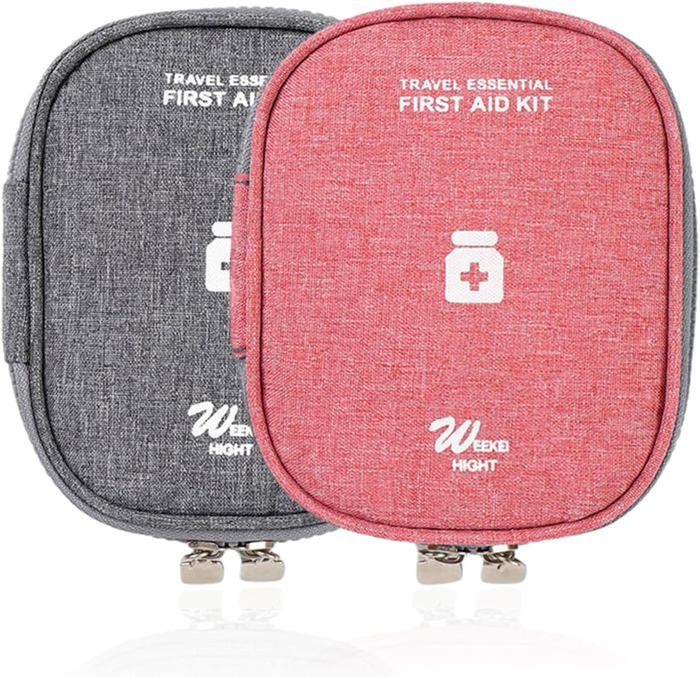 CPYJW 2 Pièces Mini Kit portatif Trousse Secours,Trousse de Secours Vide Trousse de Secours ...