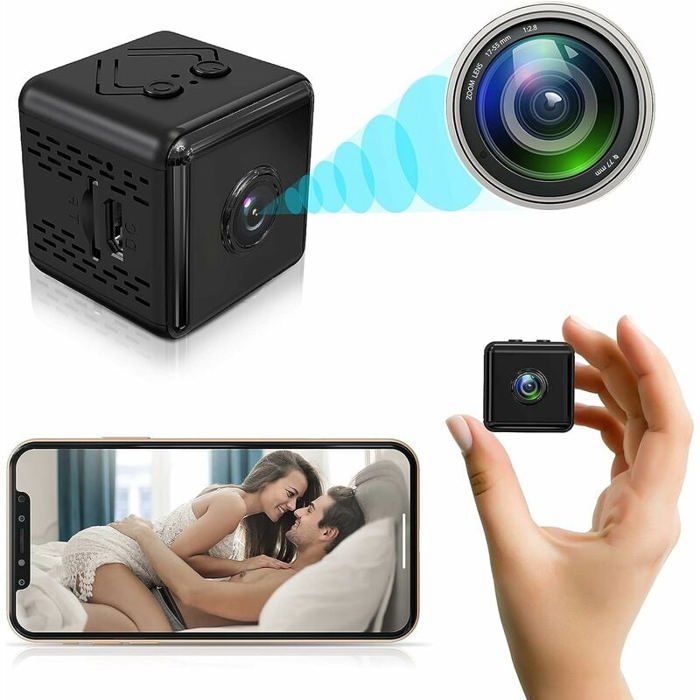 Mini camra espion sans fil Hd 1080P espion magntique camra de ...