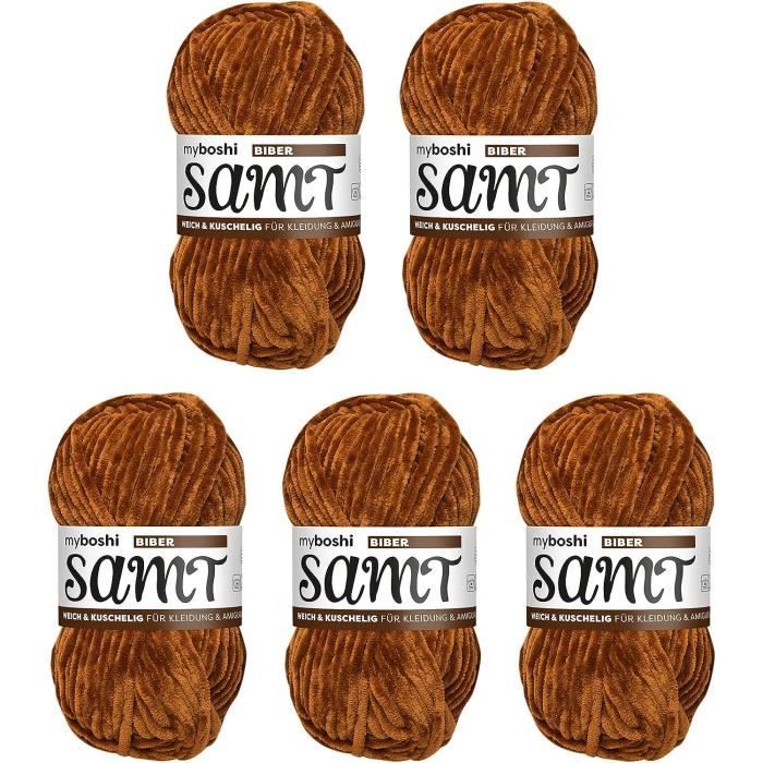 Fil À Crochet Et À Tricoter | Velours | Fil Chenille | Laine Pelucheuse ...