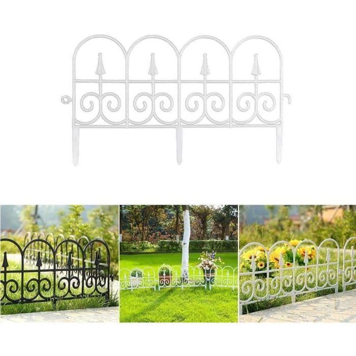 Ytrew Bordure de jardin, 5 pièces décoratives pour extérieur, jardin ...