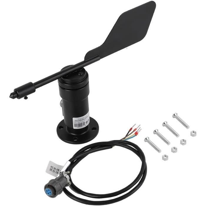 DEWIN Indicateur Direction Vent,Girouette Capteur de Direction de Vent en Alliage D'aluminium ...