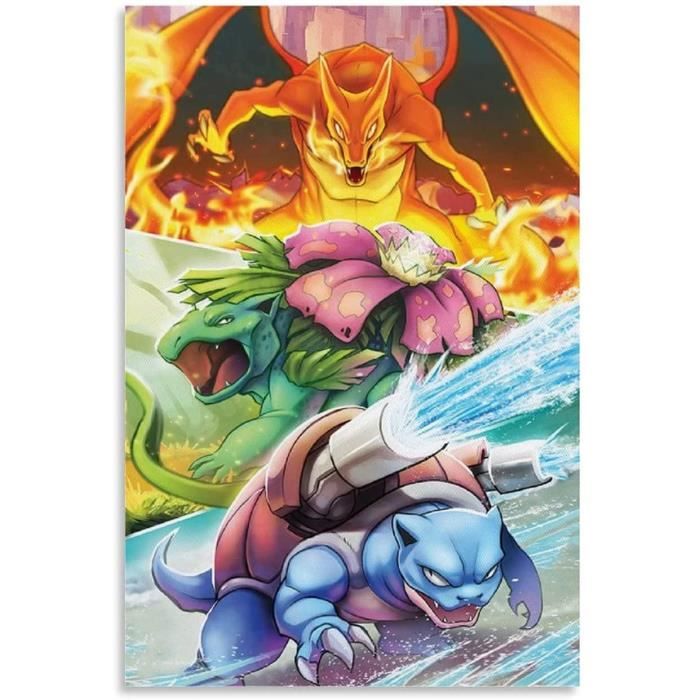 Poster sur toile avec dessin animé Pokémon 20 x 30 cm 216 - Cdiscount ...