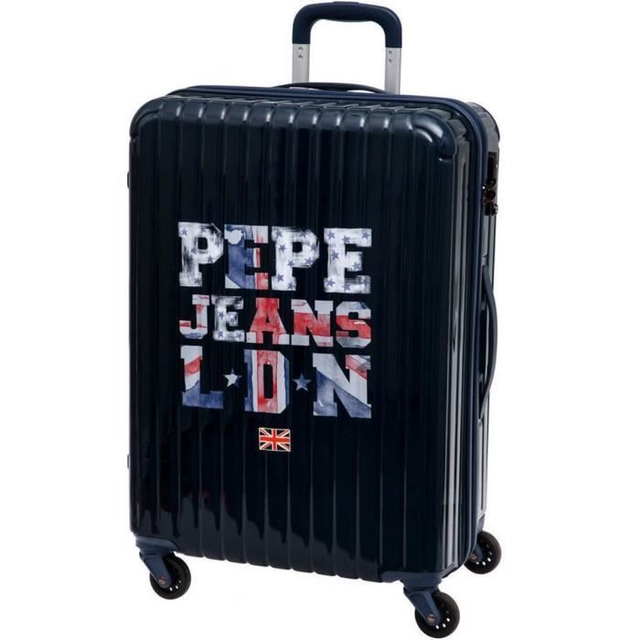 Grande Valise Coque rigide Pepe Jeans 61 cm - Bleu