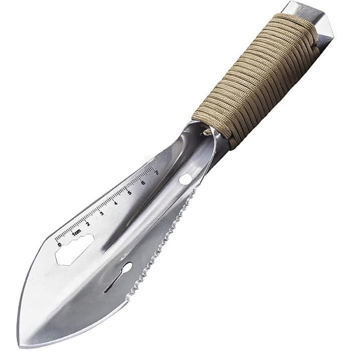 Bêche en acier inoxydable - 26 cm - 6 fonctions - Pelle de jardin ...