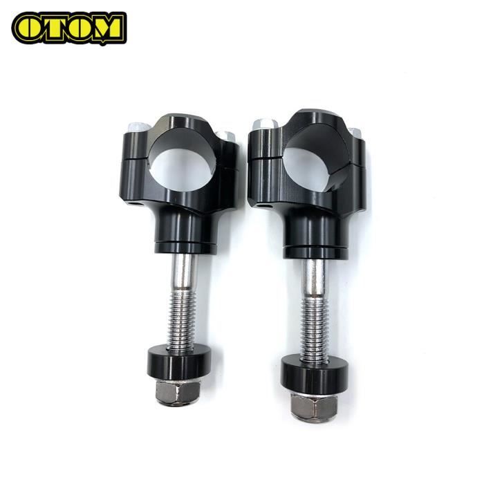 Pinces de guidon - OTOM - M12 CNC 28mm - Adaptateur pour KTM Honda - Noir - Cdiscount Sport