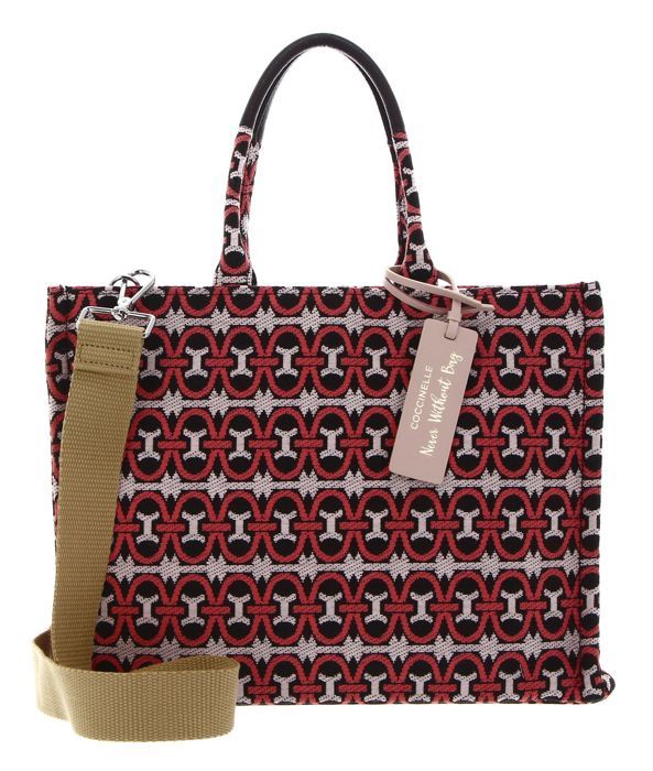 COCCINELLE Sac à main brun foncé rose pour femme - Never Without Bag ...