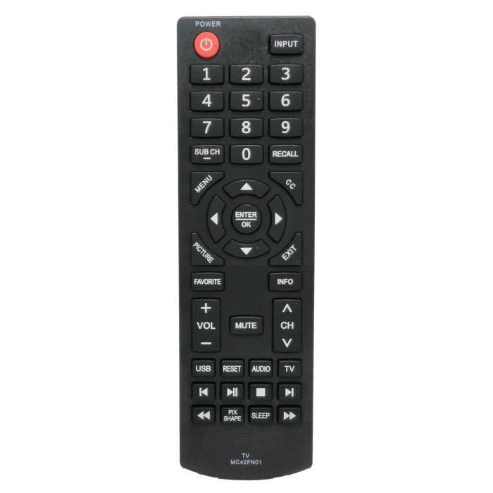 New -Télécommande MC42FN01 pour SANYO LCD TV, nouveauté Or - Cdiscount ...