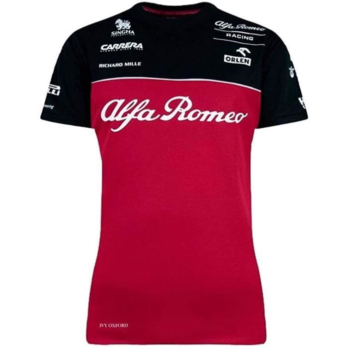 Tshirt Femme ALFA ROMEO Officiel Team F1 Racing Officiel Formule 1 ...