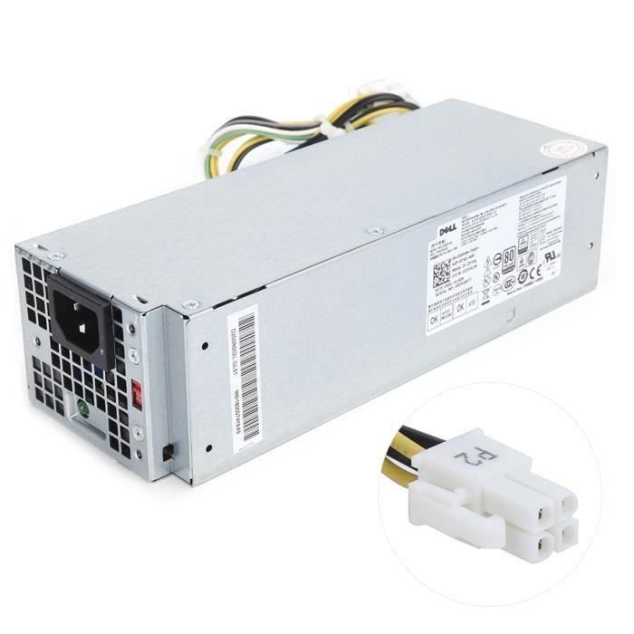 Progrès-Bloc d'alimentation de bureau 6Pin + 4Pin 240W adapté pour Dell ...