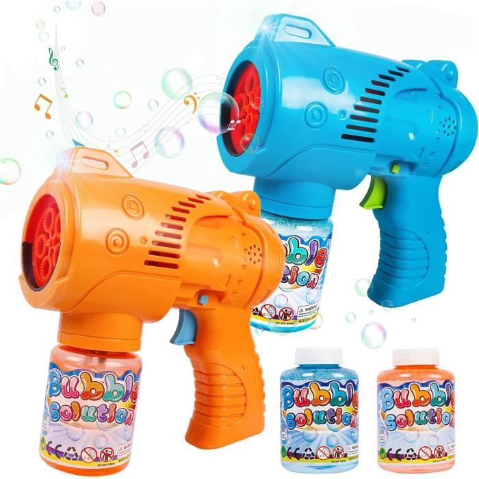 Pistolet À Bulles Enfant Automatique Machine À Bulle Avec Musique ...