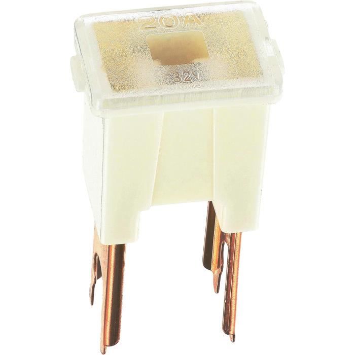 Fusible Japonais,Mâle,Type B,20A,Blanc[J1407] - Cdiscount Bricolage