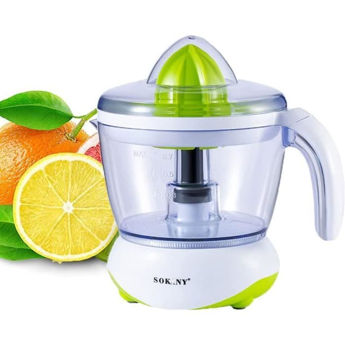 SOKANY Presse-agrumes électrique avec couvercle 0,7L, 45W, machine jus ...