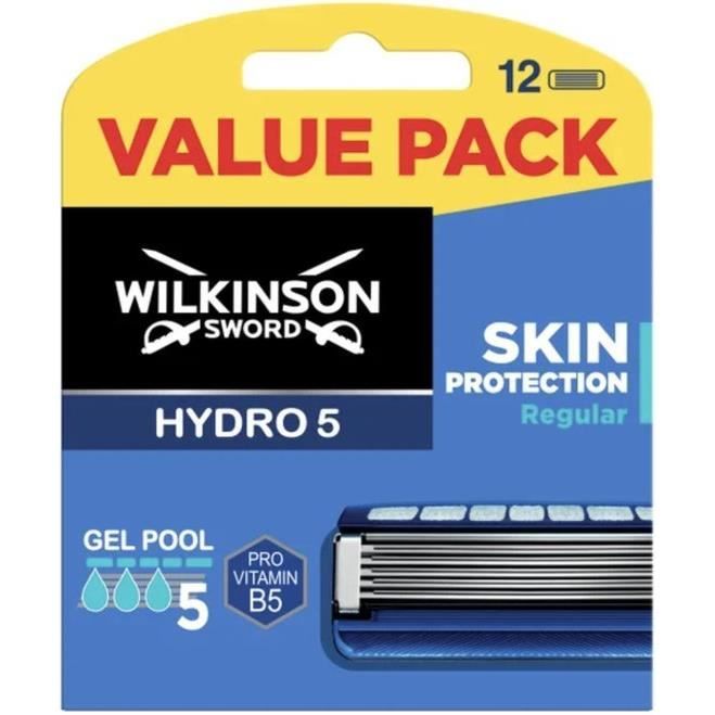 Wilkinson Sword Hydro 5 - 12 pièces - Lames de rasoir - Skin Protection ...