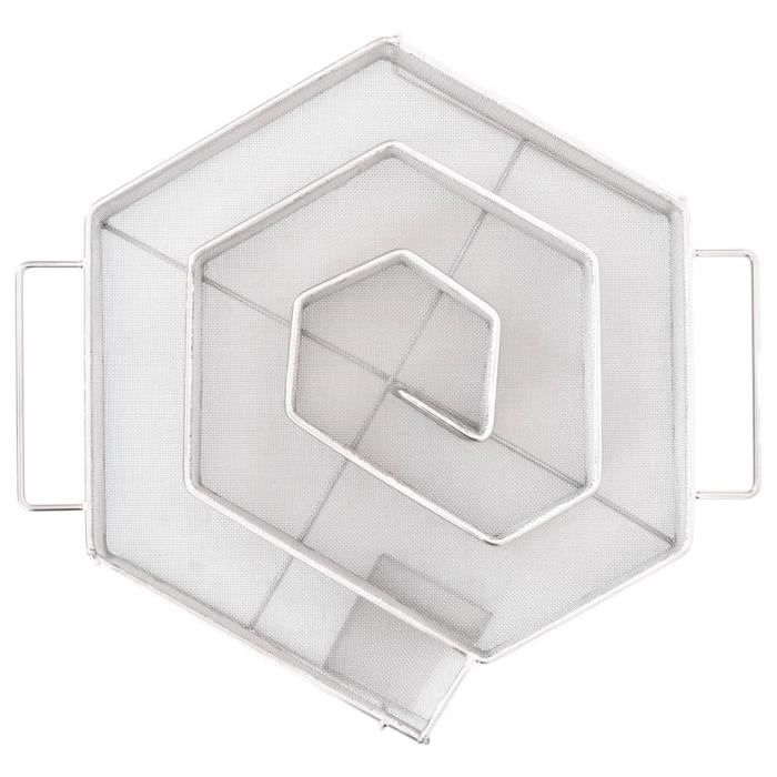 Zerodis Générateur de fumée froide 6 côtés 22,5 cm acier inoxydable ...