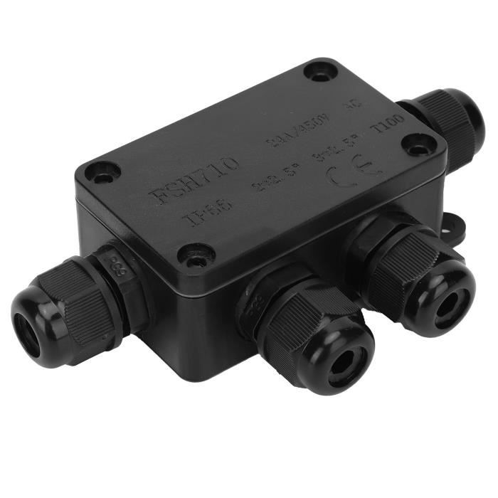 ZJCHAO Boîtier de jonction étanche IP66 FSH710-4P avec joint d ...