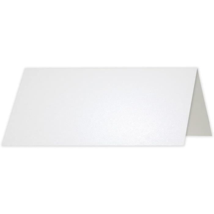 Lot de 1000 cartons de table en quartz 4,5 x 10 cm Vierges Cartes ...