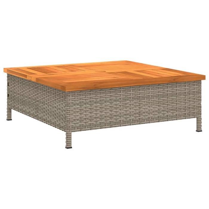 VidaXL Table de Jardin, Table Basse Carrée avec Trou, Meuble de ...
