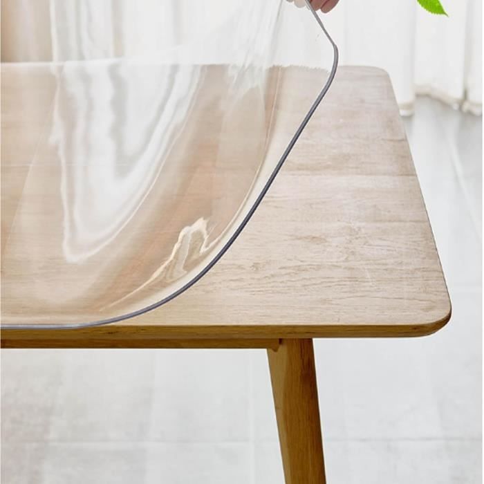 40x95cm TransparentNappe Transparente Épaisse 2Mm De Protection Nappe ...
