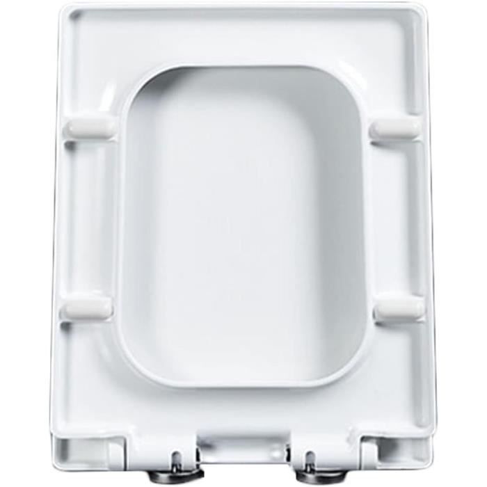 Abattant Wc Rectangulaire, Lunette Wc Carré, Abattant Wc Avec Frein De ...