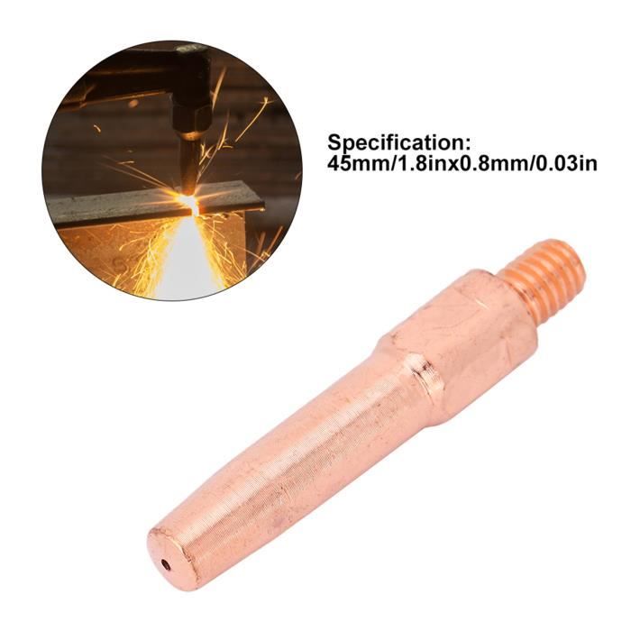 Conseils de soudage MIG, buse de torche de soudage en cuivre rouge ...