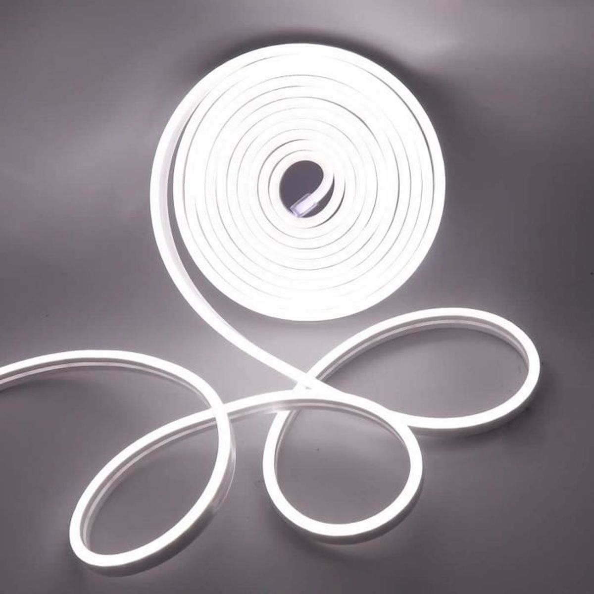 Ruban Led Flexible Néon Bande - 5M - Blanc chaud - Étanche IP65 ...