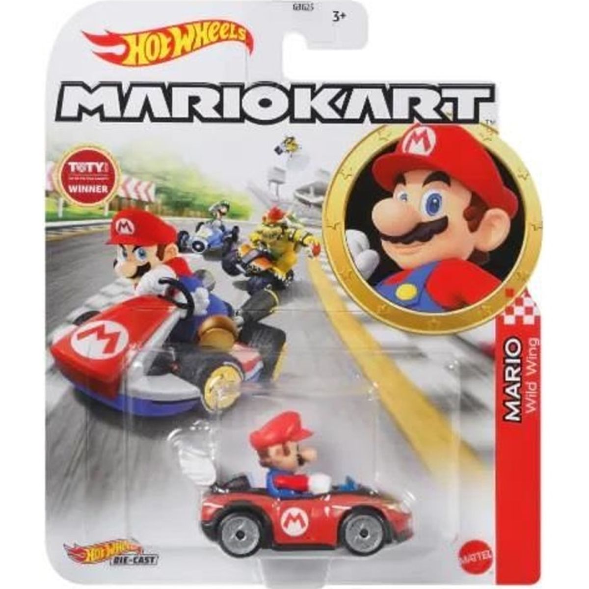 Hot wheels mario kart - Voiture Mario wild wing - character cars 1:64 ...