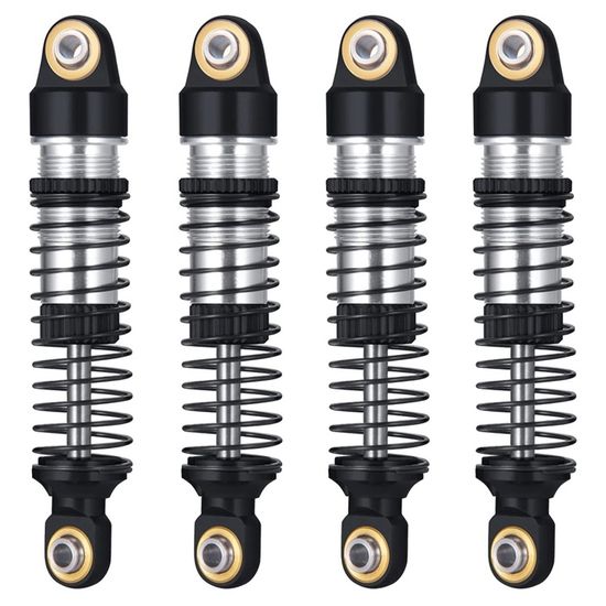 4 PièCes pour 1/18 -4M Simulation Escalade ModèLe de Voiture en Alliage D'Aluminium Amortisseur ...