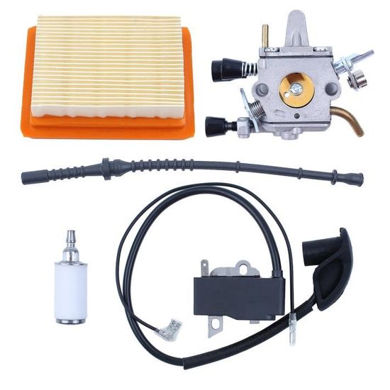 Carburateur Filtre à air Filtre à carburant de bobine d'allumage Pour Stihl FS120 FS200 R FS020 ...