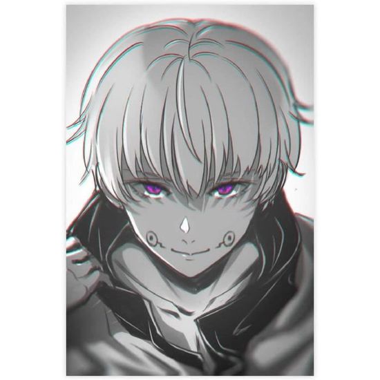 AIMASHI Poster animé Jujutsu Kaisen Inumaki Toge 8 sur toile pour ...