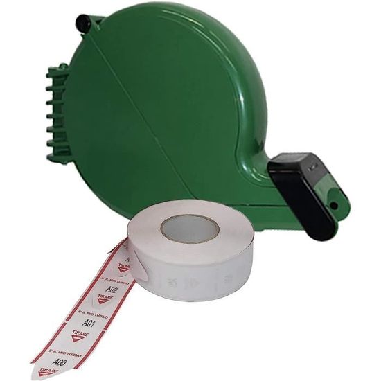 Distributeur vert de numéros d'attente + 2000 tickets + support d ...