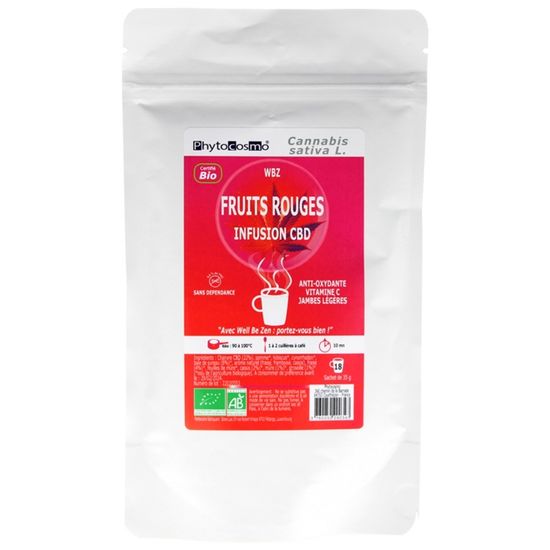Phytocosmo Cbd Infusion Fruits Rouges Bio - Vrac 35 g - Cdiscount Au ...