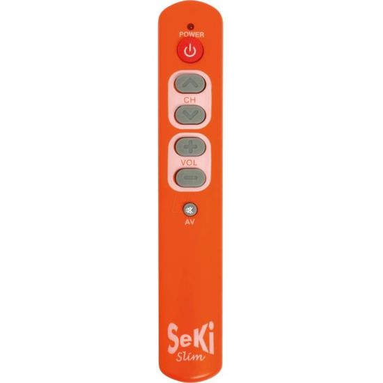 SEKI SLIM ORANGE TÉLÉCOMMANDE UNIVERSELLE À AUTO-APPRENTISSAGE, ORANGE ...