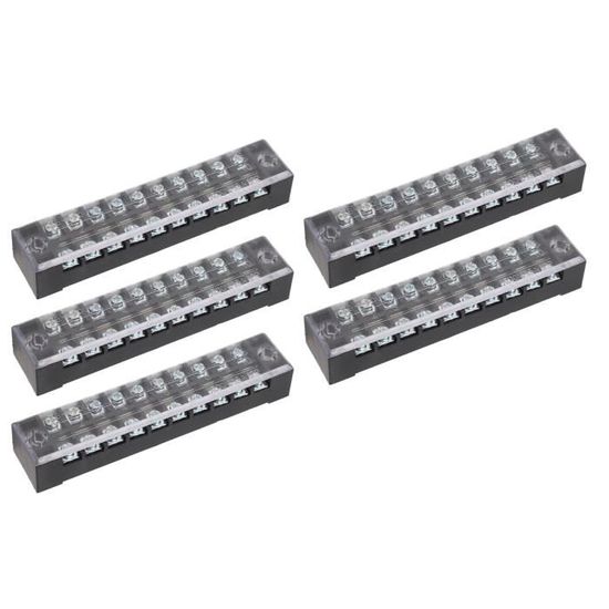 Shipenophy Bornier 10 positions 5 Set 10 Position Bornier Connecteur ...