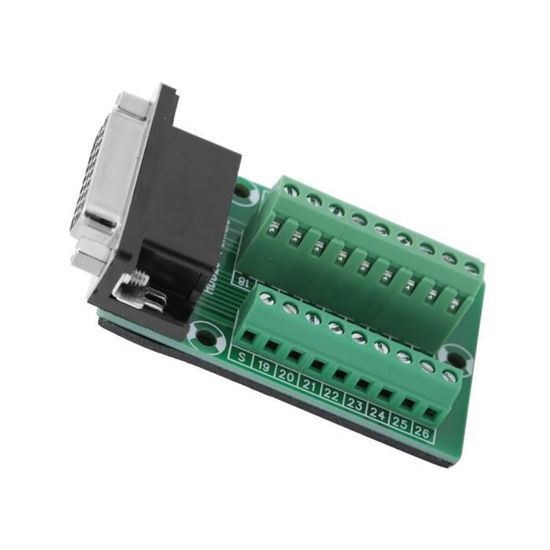 Carte de dérivation - ZJCHAO - DB26 - Femelle PCB - Rectangulaire ... Carte de dérivation - ZJCHAO - DB26 - Femelle PCB - Rectangulaire ...