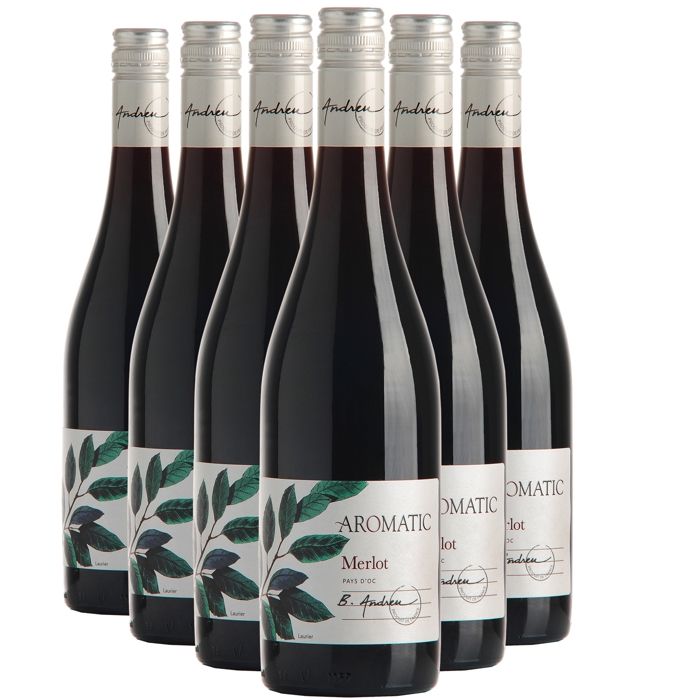 Bruno Andreu Pays d'Oc Aromatic Merlot 2023 - Vin Rouge du Languedoc ...