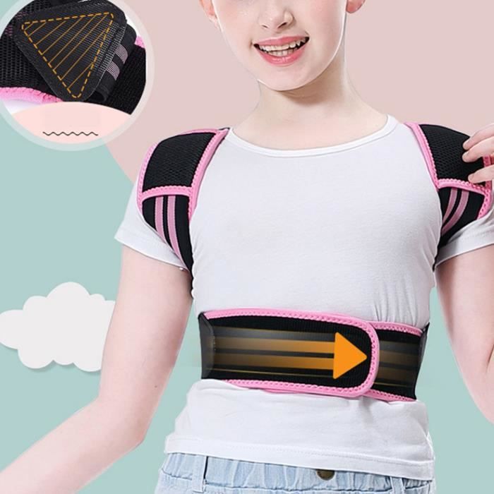 Orthèse de soutien du dos Correcteur de Posture Dos Redresseur Ceinture ...