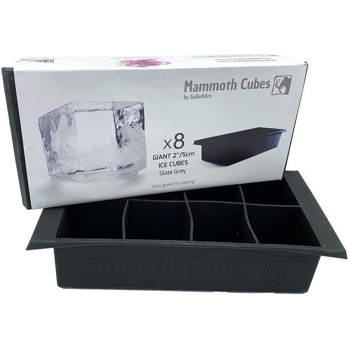 Goliath Ice Mammoth Cubes, bac à glaçons géant, crée 8 glaçons XL de 5 ...