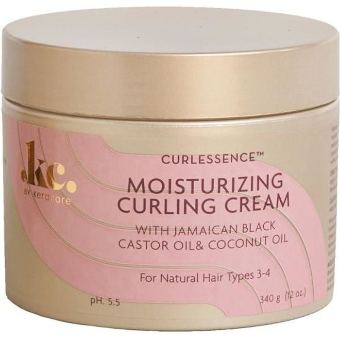 Crème Hydratante pour Cheveux Bouclés 320g KeraCare Curlessence ...