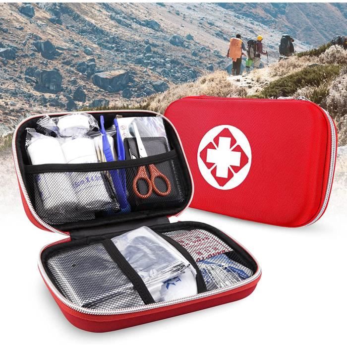 Trousse de Premier Secours, Mini Box Sac d'urgence Médical Imperméable Boîte de d'urgence de ...